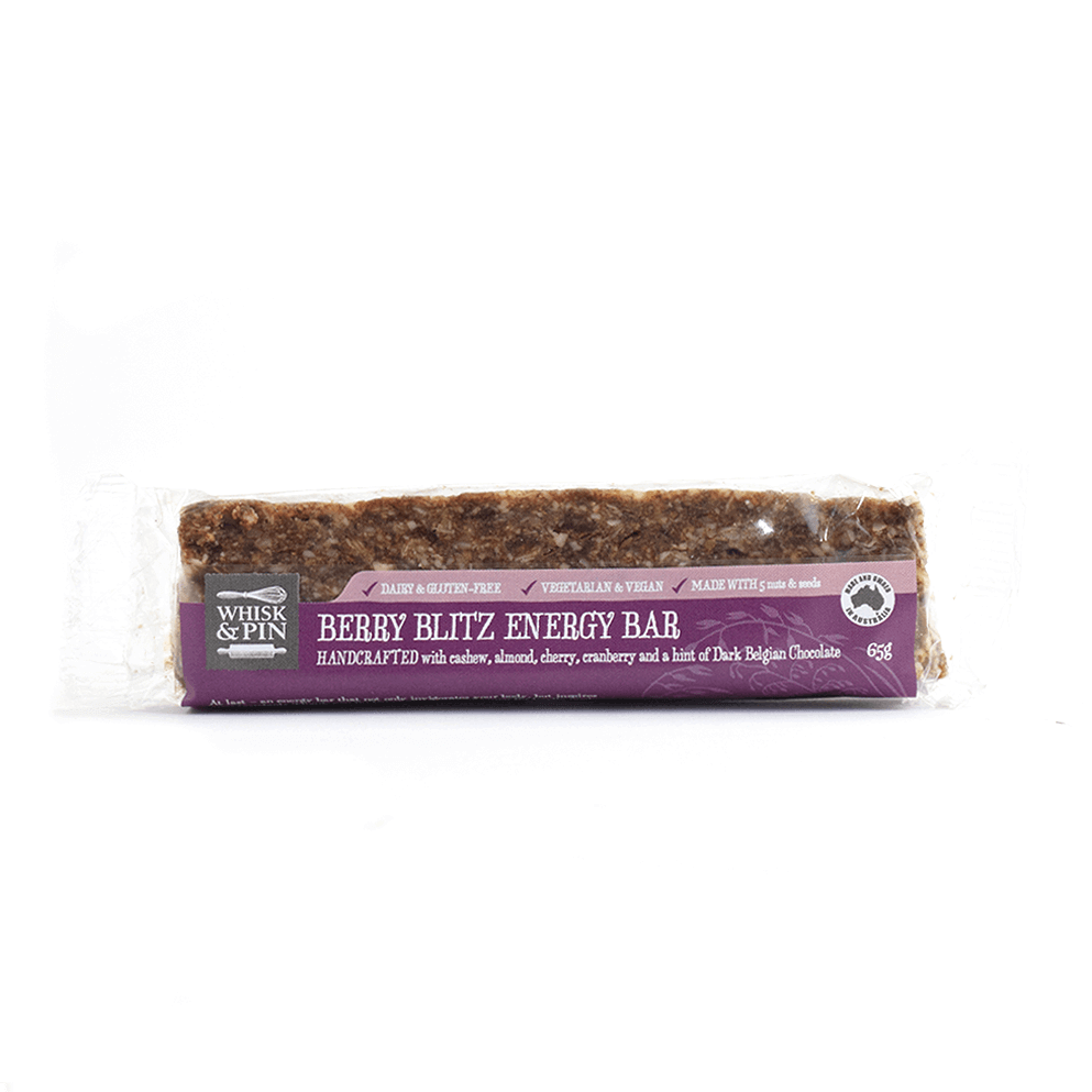 Berry Blitz Energy Bar Carton (12 x 65g Bars) | Whisk & Pin
